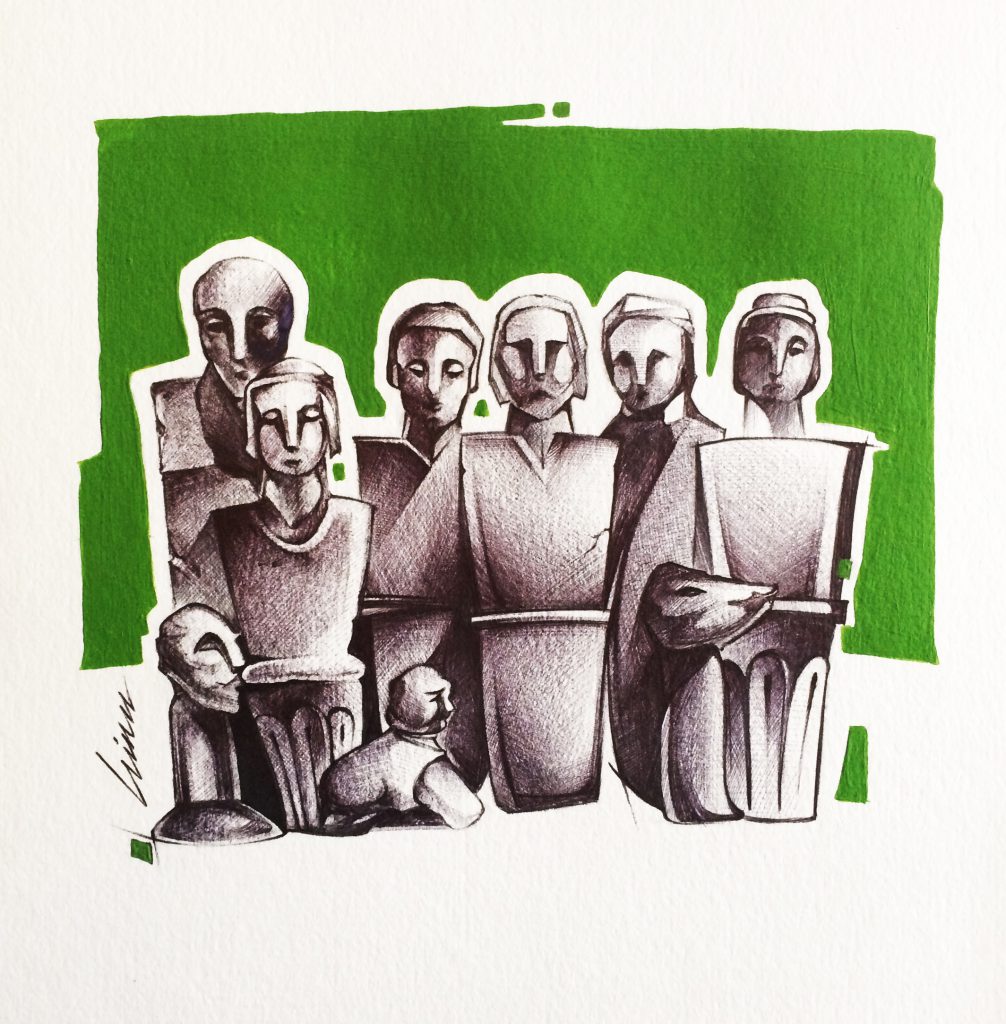 Xaghra Stone Circle Figurines - Vince Caruana